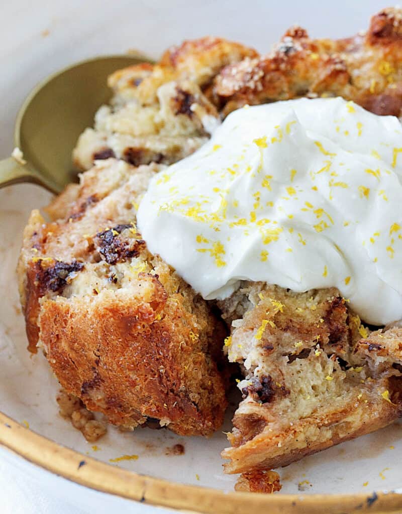 Panettone Bread Pudding - Vintage Kitchen Notes