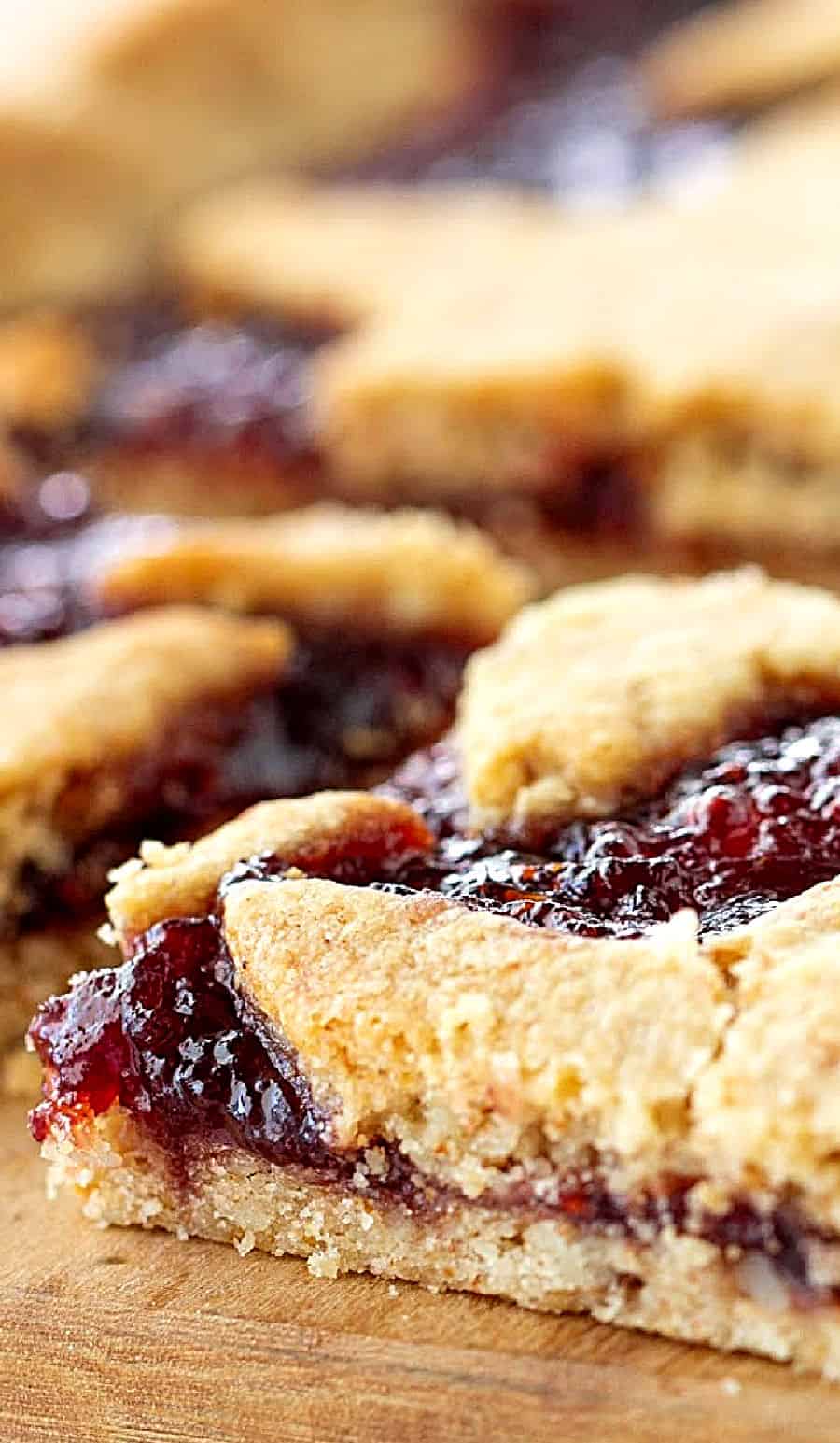 Raspberry Linzer Tart with Spiced Almond Dough - Vintage Kitchen Notes