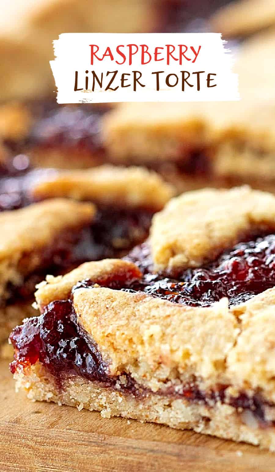 Raspberry Linzer Tart with Spiced Almond Dough - Vintage Kitchen Notes