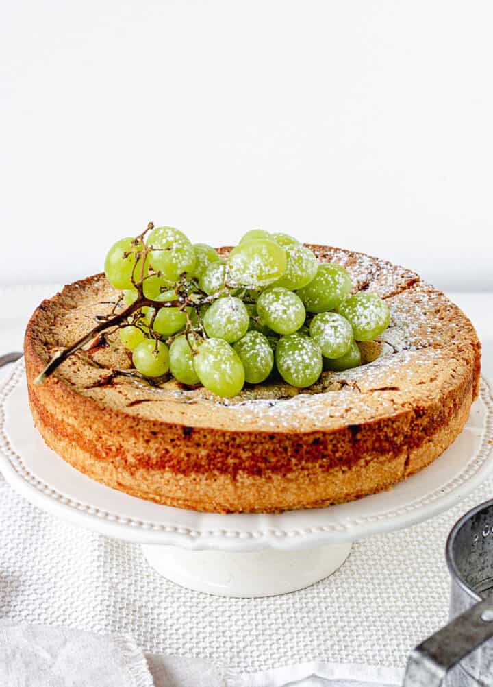 Roasted Grape Cake with Oil - Vintage Kitchen Notes