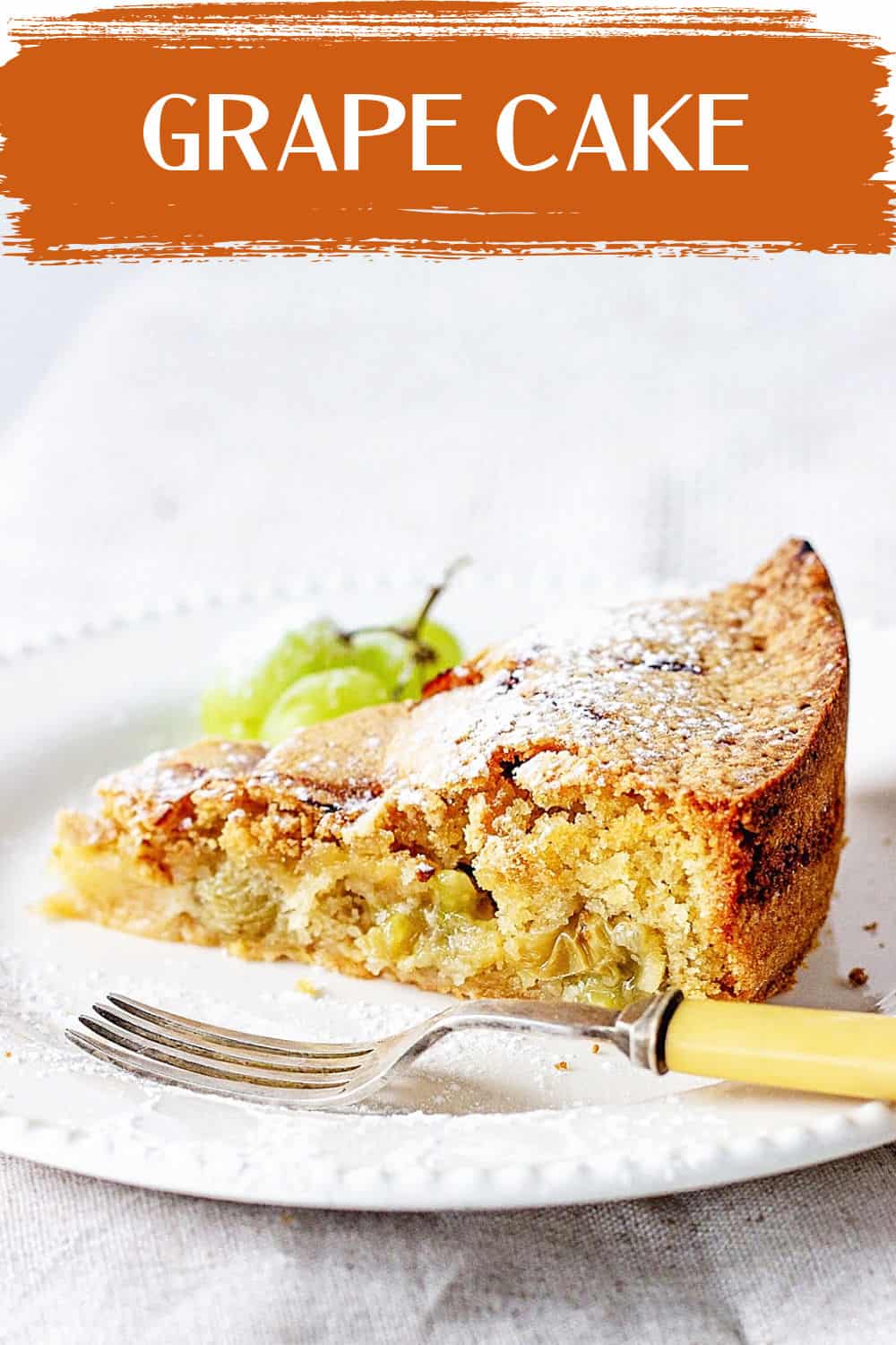 Roasted Grape Cake - Vintage Kitchen Notes