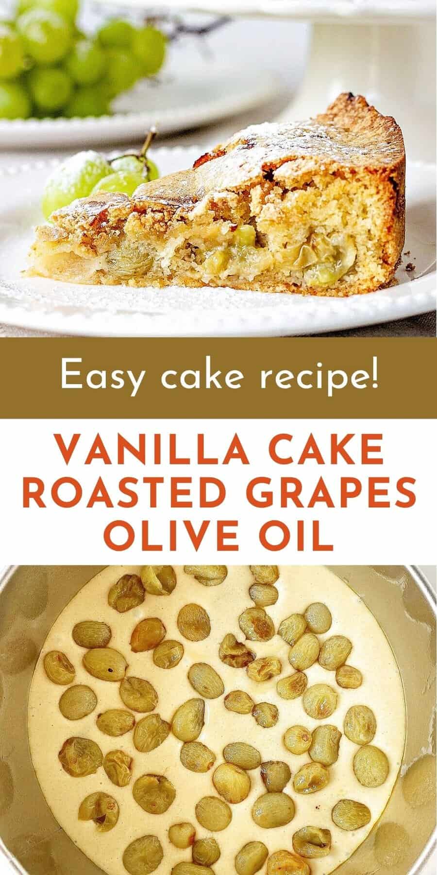 Roasted Grape Cake with Oil - Vintage Kitchen Notes
