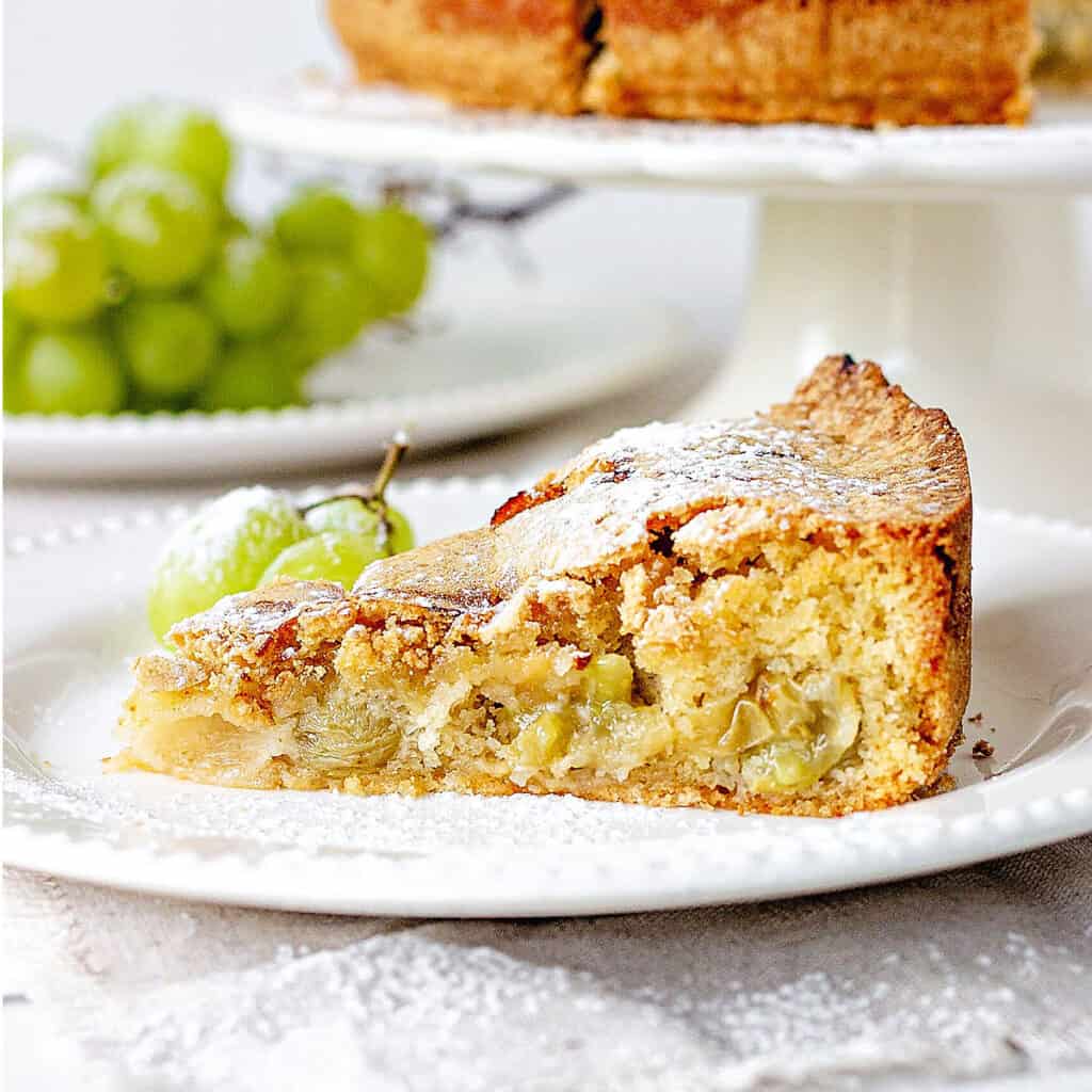 Roasted Grape Cake with Oil - Vintage Kitchen Notes