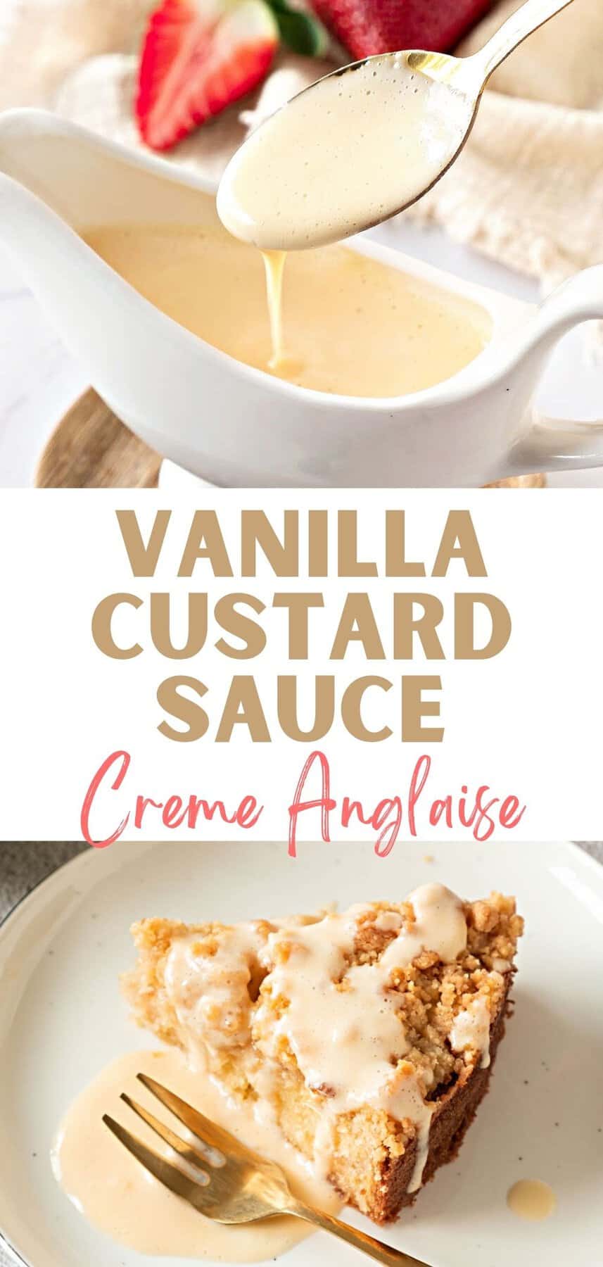 French Custard Sauce (creme anglaise) - Vintage Kitchen Notes