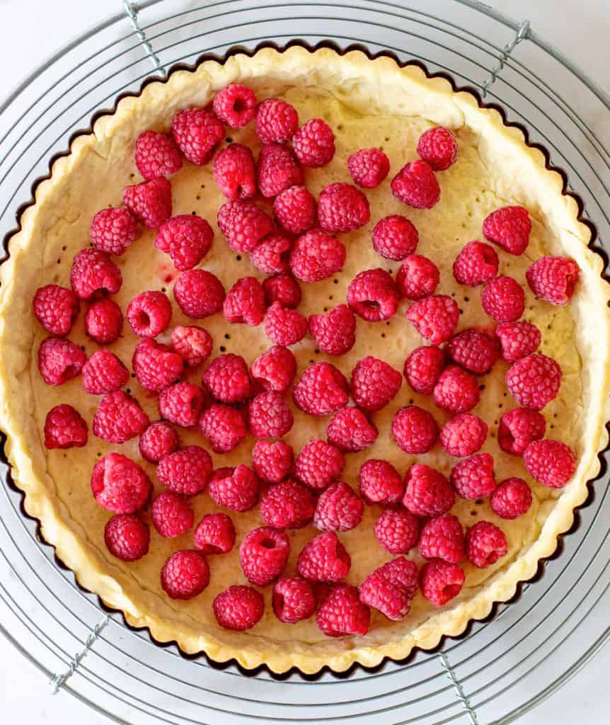 Chocolate Raspberry Tart - Vintage Kitchen Notes