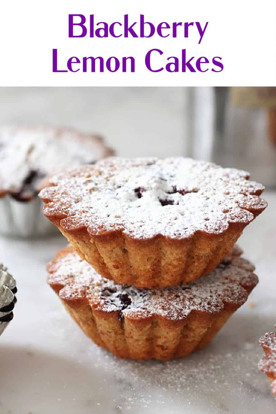 Berry Almond Tea Cakes (with GF variation) - Vintage Kitchen Notes