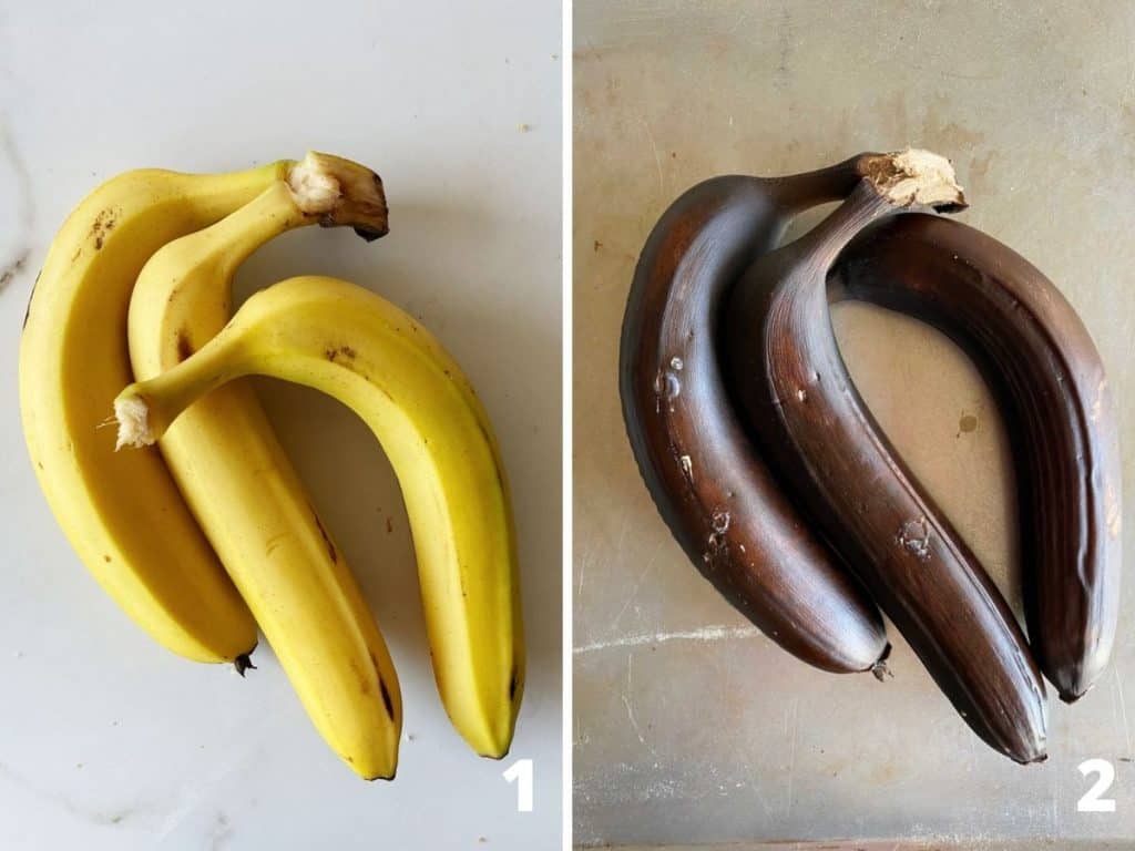 Roasted Banana Bread - Vintage Kitchen Notes