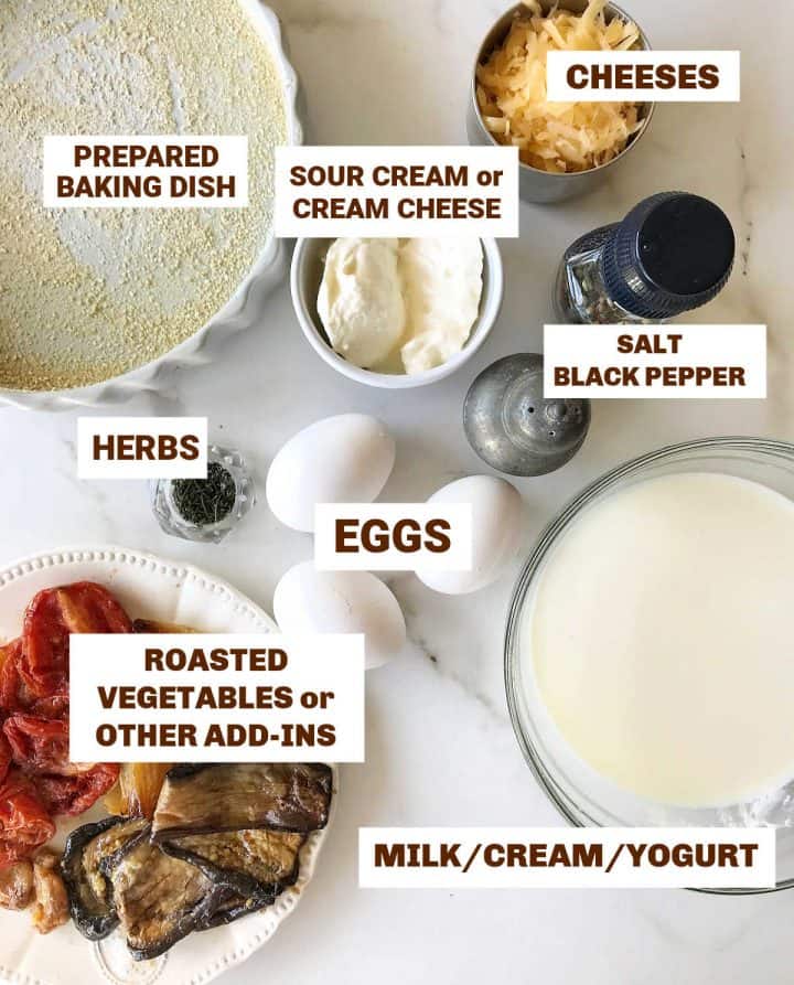 Easy Crustless Quiche (any flavor!) - Vintage Kitchen Notes