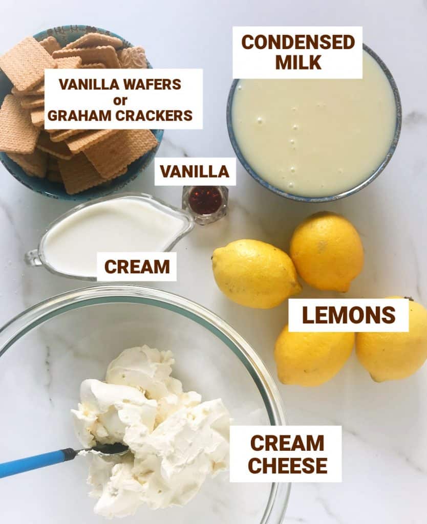 No Bake Lemon Dessert - Vintage Kitchen Notes