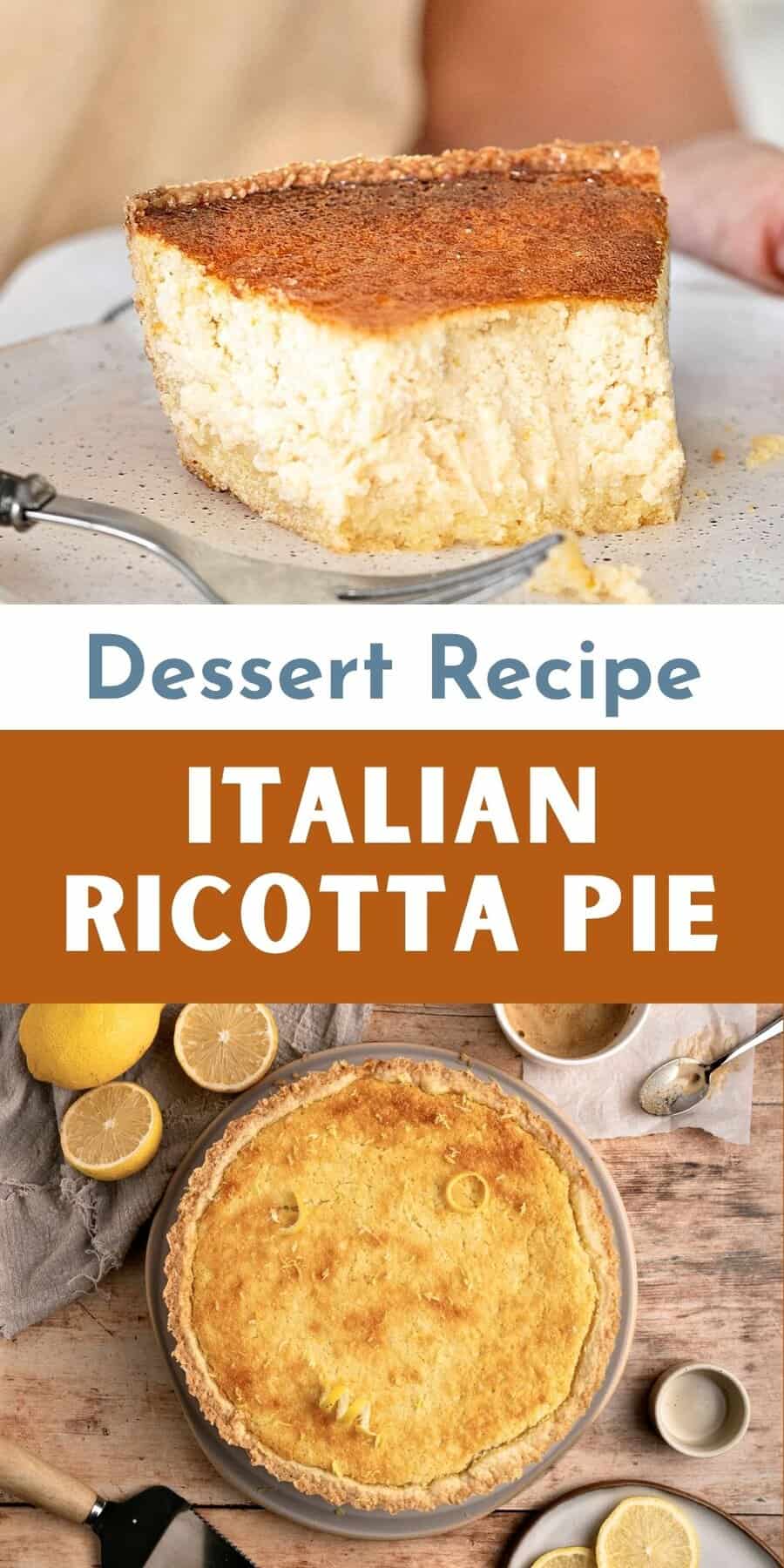 Ricotta Pie Recipe (Authentic Italian) - Vintage Kitchen Notes
