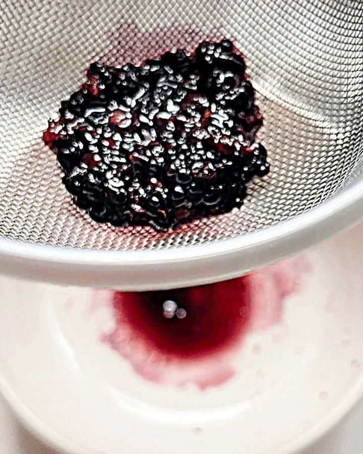 Lemon Blackberry Bread (with berry glaze) - Vintage Kitchen Notes