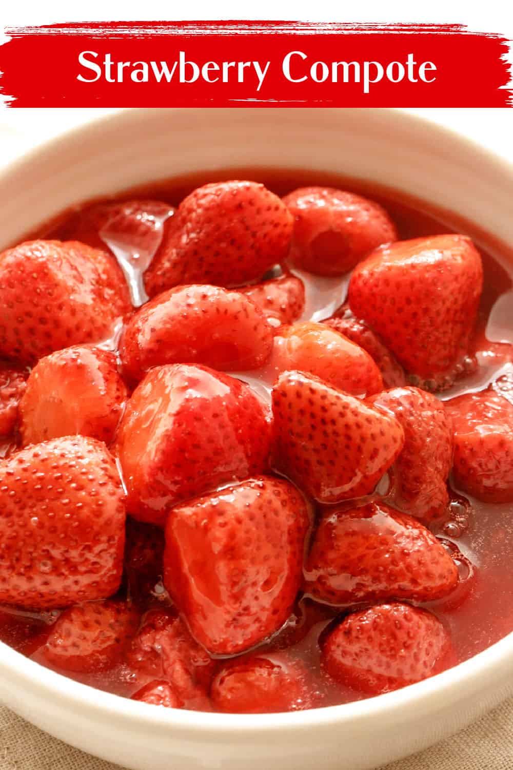 Strawberry Compote Recipe - Vintage Kitchen Notes