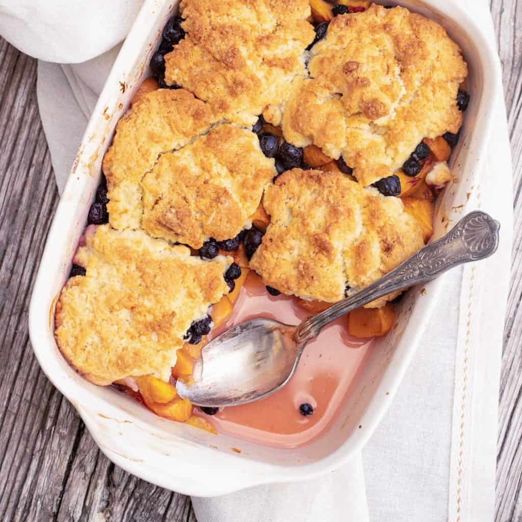 Fruit Cobblers (recipes & tips) - Vintage Kitchen Notes