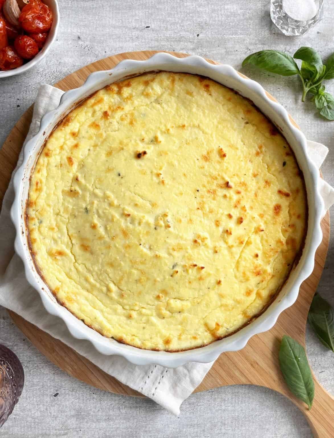 Baked Ricotta (easy dip recipe) - Vintage Kitchen Notes