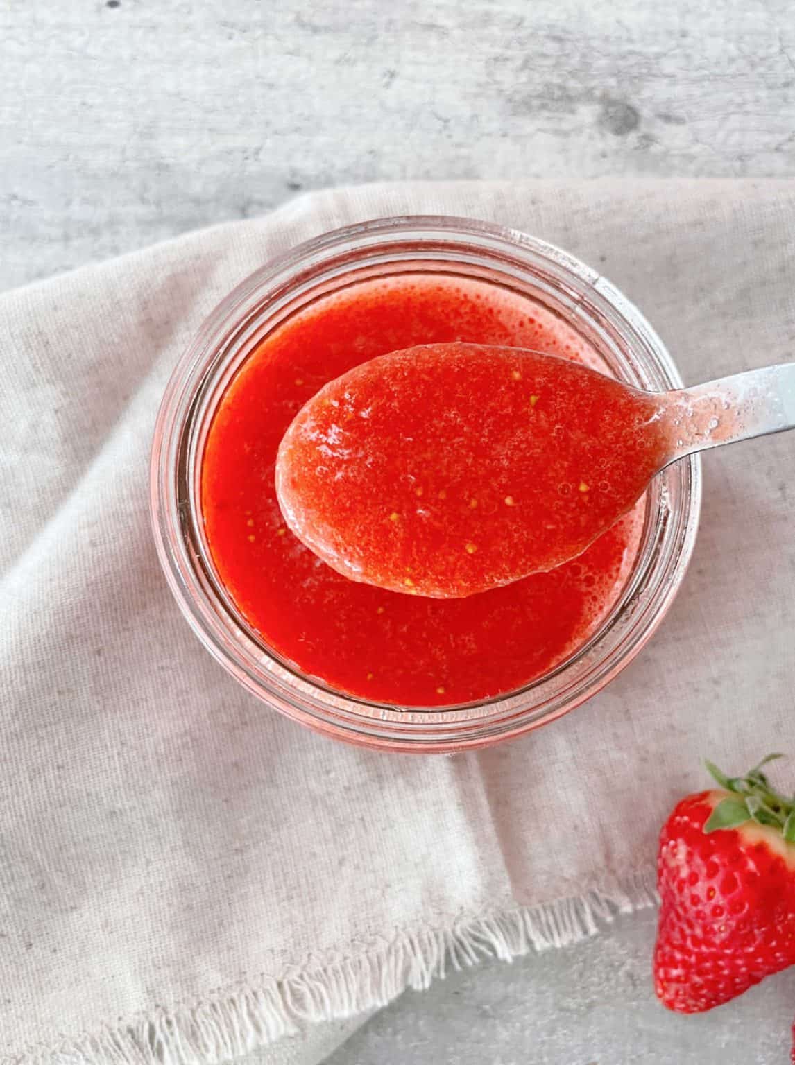 Strawberry Puree (for multiple uses) - Vintage Kitchen Notes
