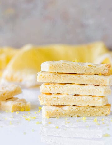 Lemon Shortbread (easy recipe) - Vintage Kitchen Notes