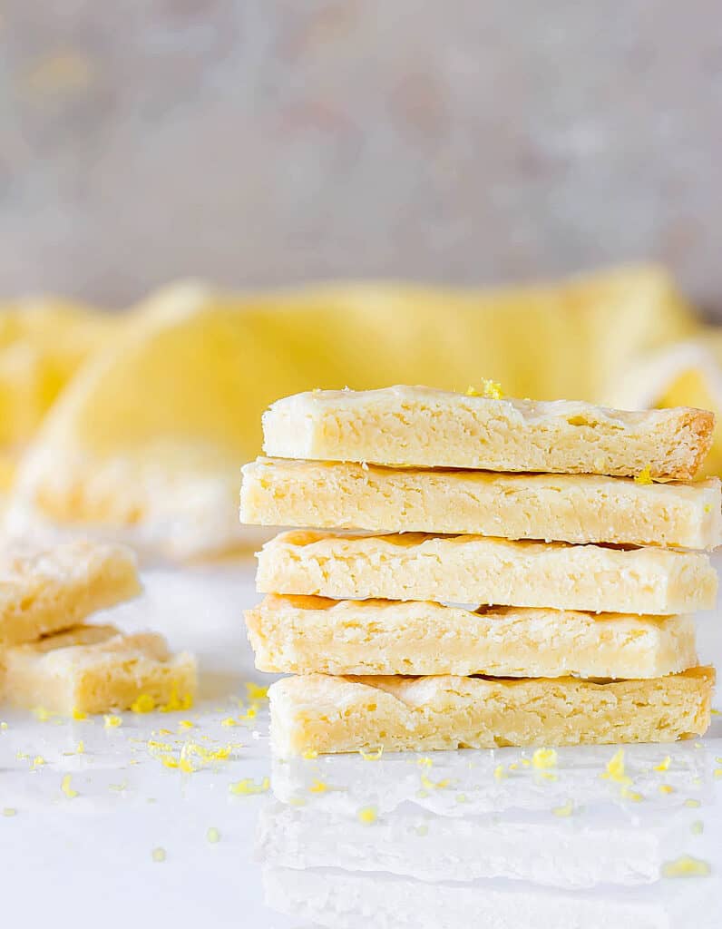 Lemon Shortbread (easy recipe) - Vintage Kitchen Notes