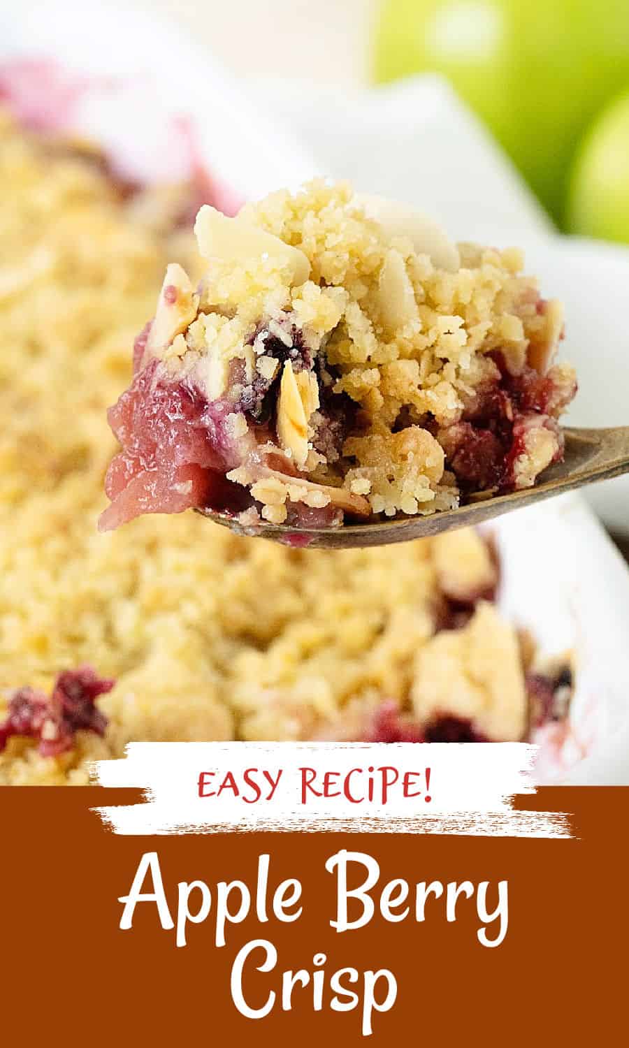 Apple Crisp with Berries and Oats - Vintage Kitchen Notes