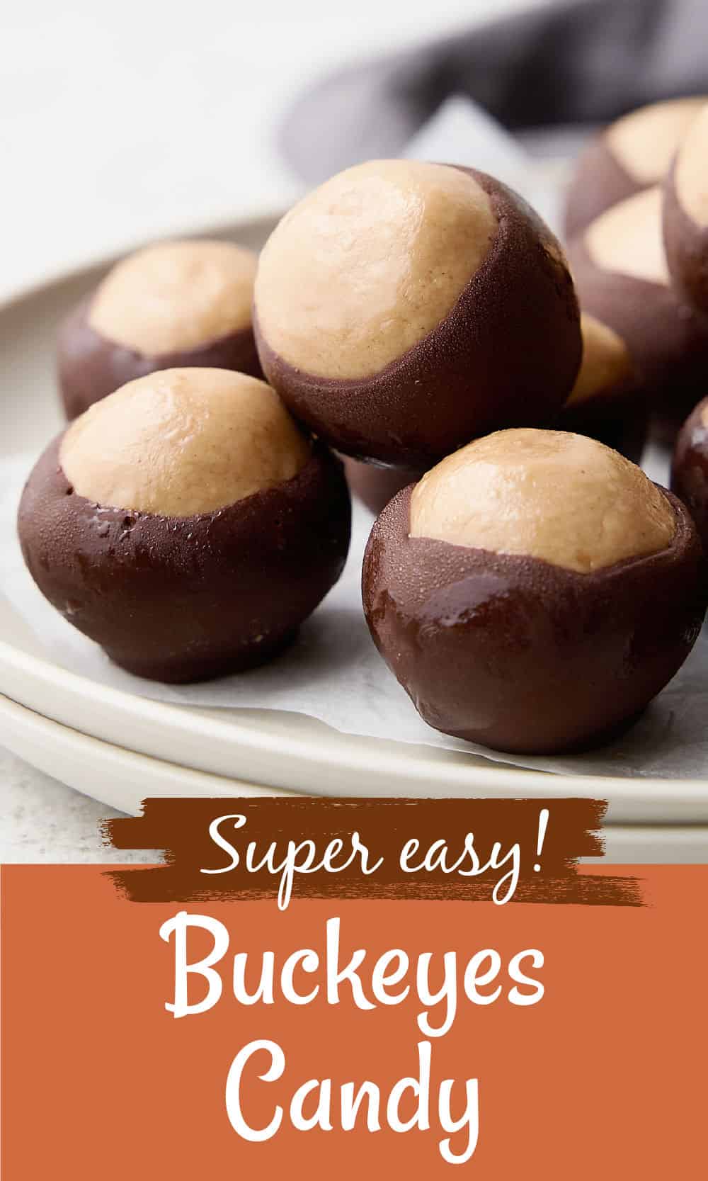 Easy Buckeye Candy Recipe (peanut butter chocolate) - Vintage Kitchen Notes