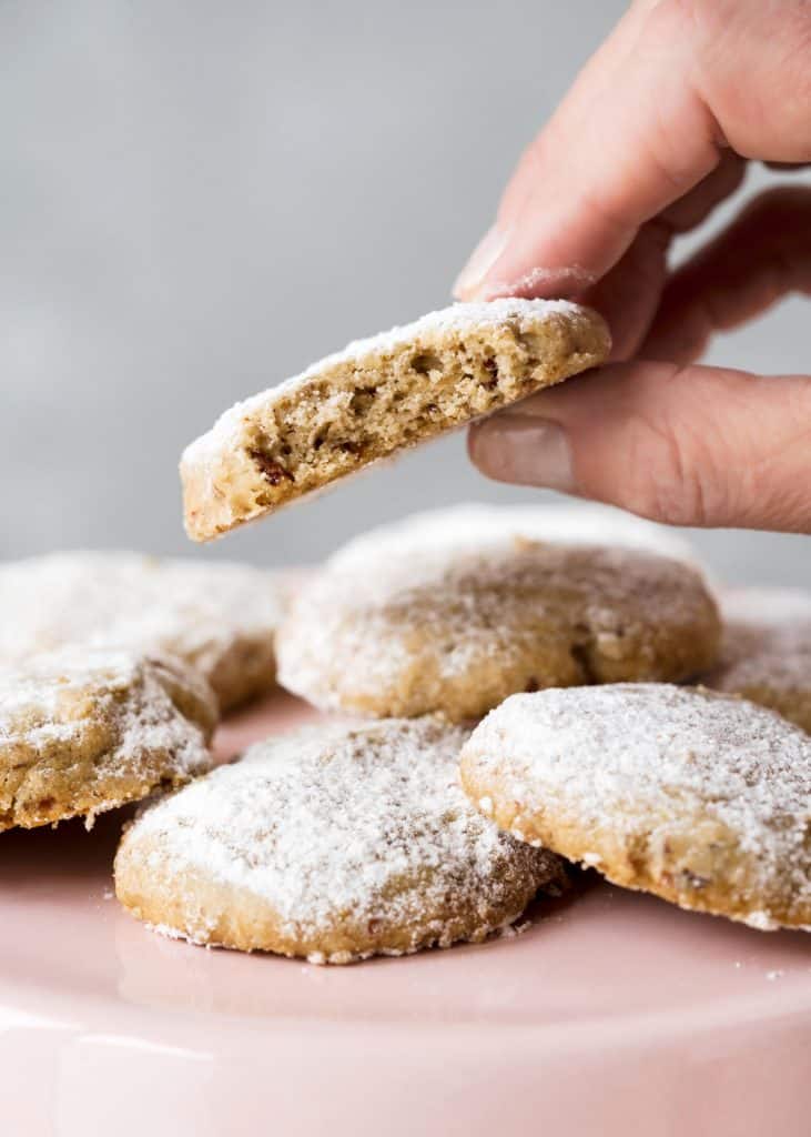 Pecan Sandies (easy, shortbread-style cookies) - Vintage Kitchen Notes