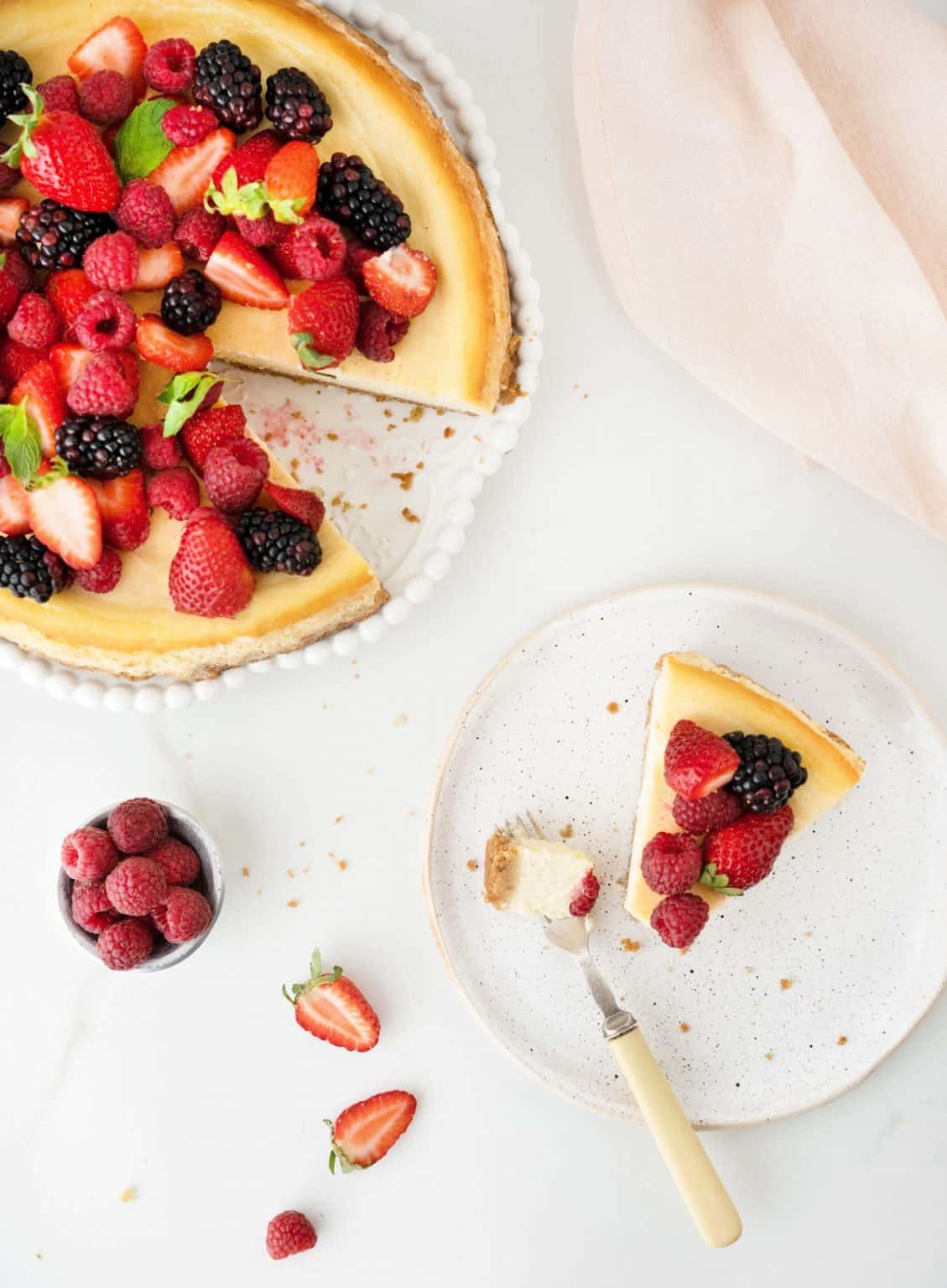 Ricotta Cheesecake Vintage Kitchen Notes