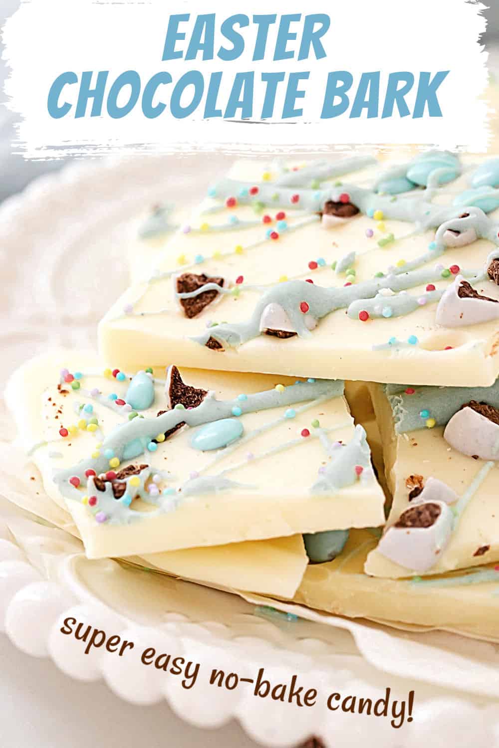 Easter Bark (white chocolate) - Vintage Kitchen Notes