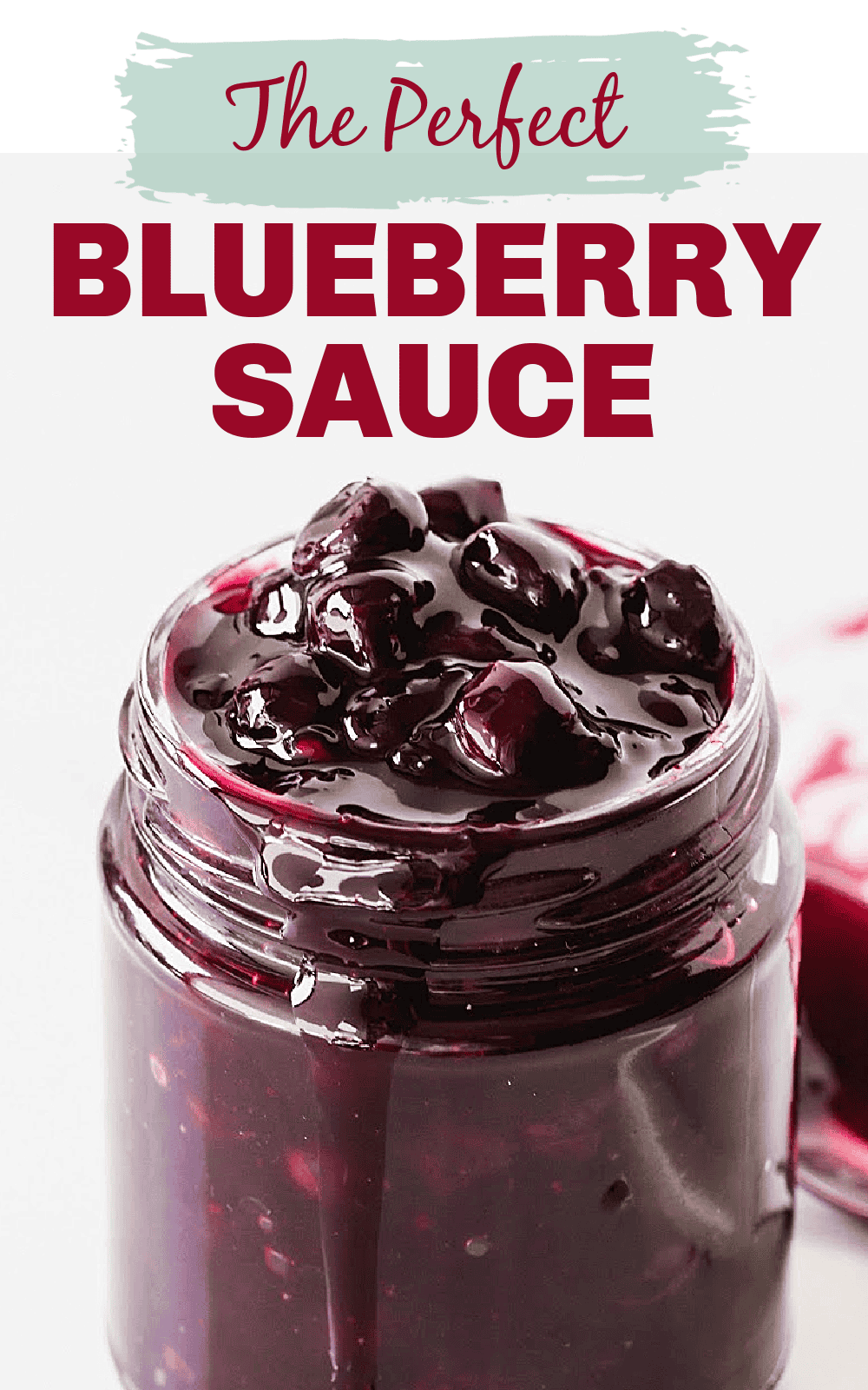 Quick Blueberry Sauce or Topping (4 ingredients!) - Vintage Kitchen Notes