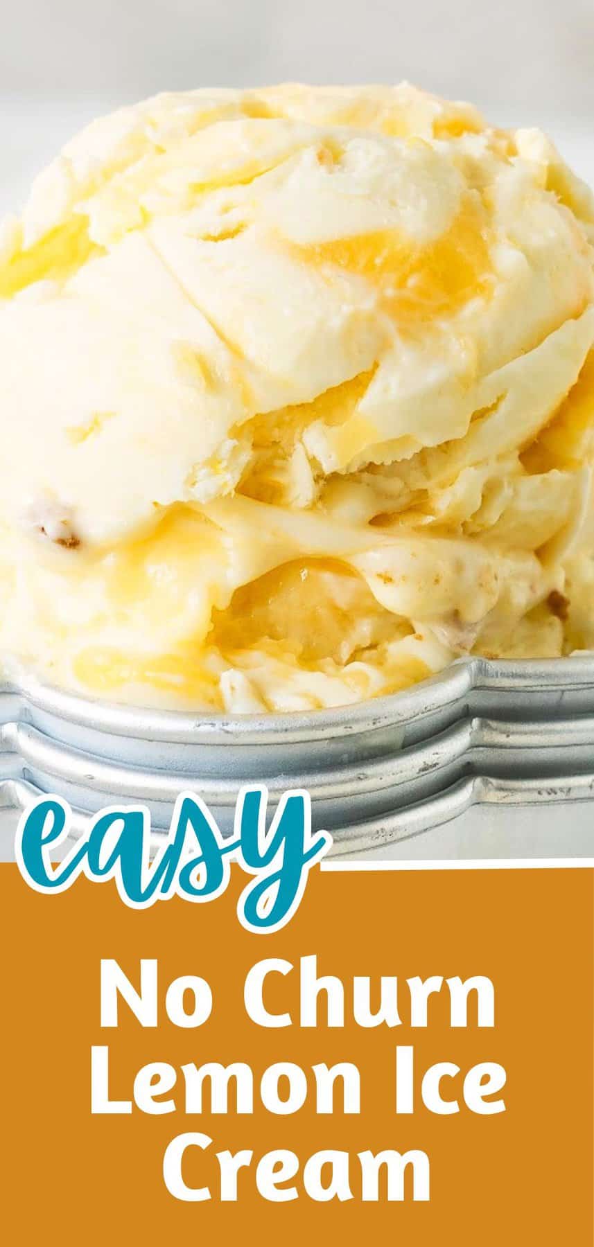 Lemon Ice Cream (no-churn recipe) - Vintage Kitchen Notes