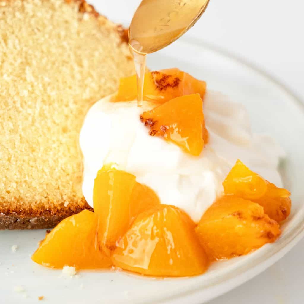 Peach Compote (3 ingredients) - Vintage Kitchen Notes