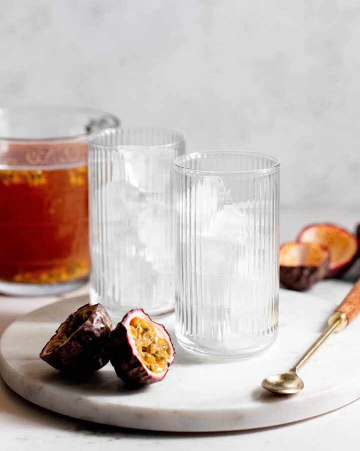 Passionfruit Tea (easy iced recipe) - Vintage Kitchen Notes