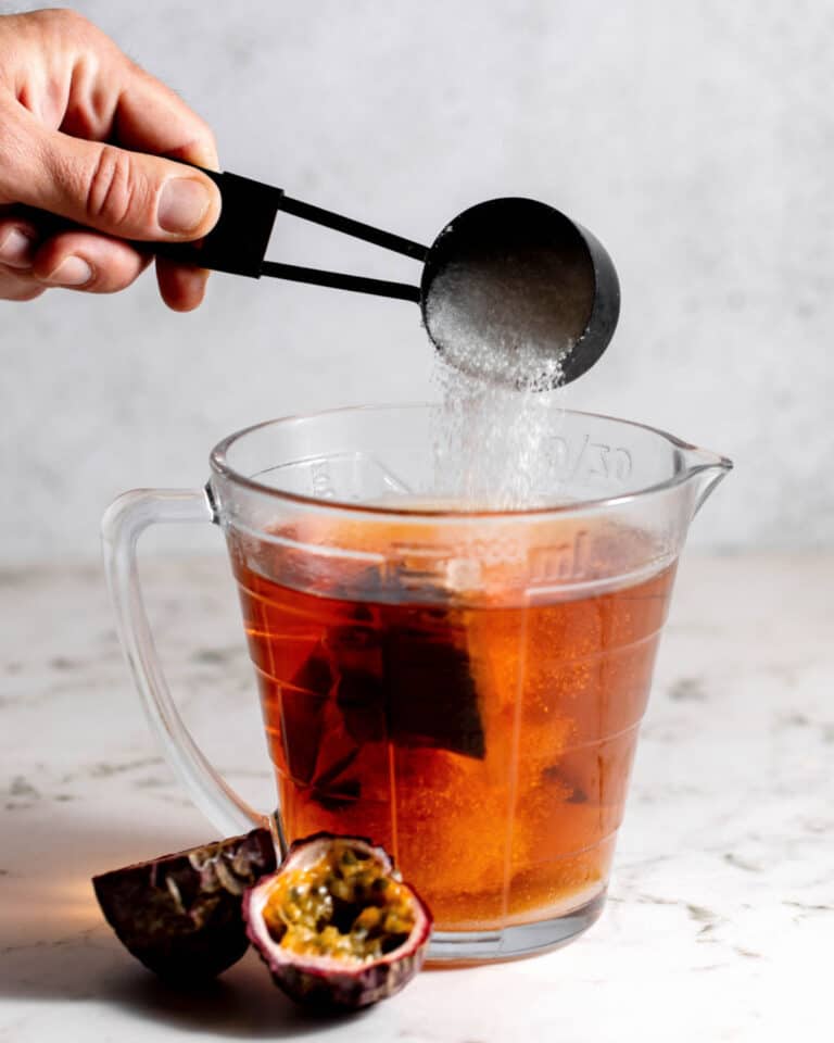 Passionfruit Tea (easy iced recipe) - Vintage Kitchen Notes