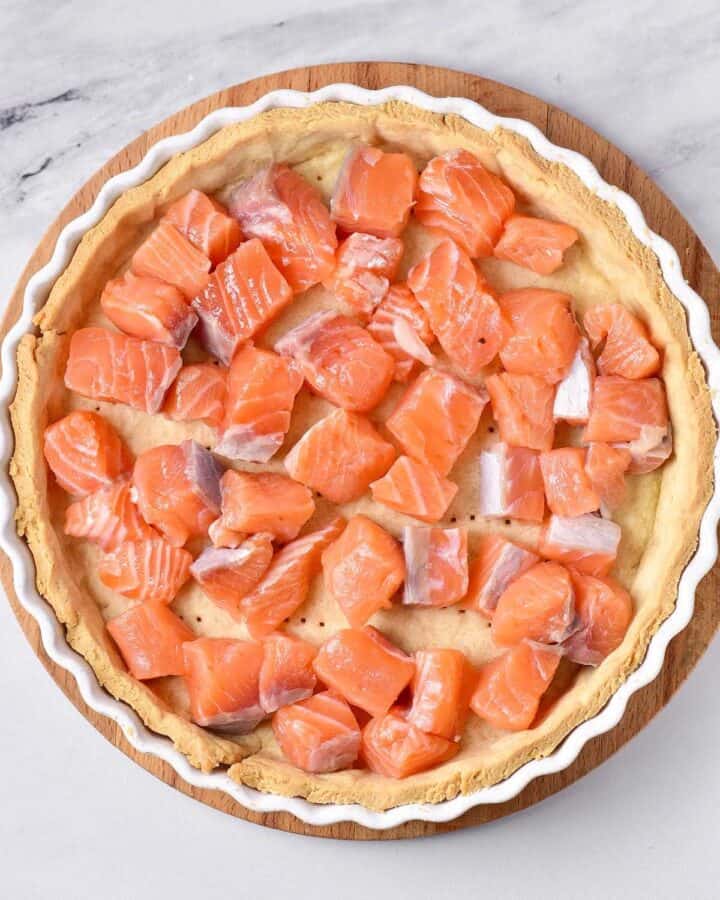 Salmon Quiche (fresh or smoked) - Vintage Kitchen Notes