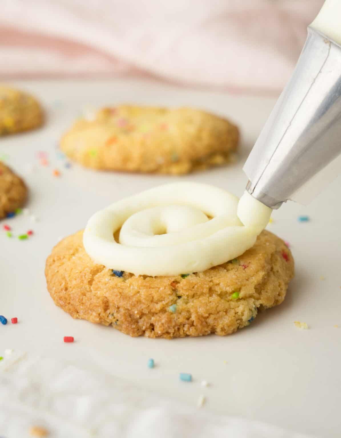 Funfetti Cake Mix Cookies - Vintage Kitchen Notes