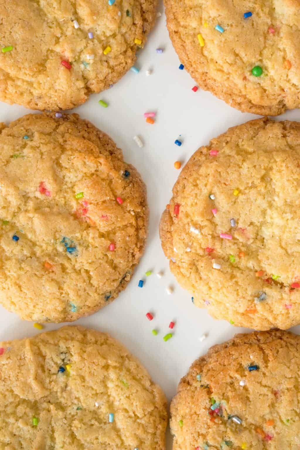 Funfetti Cake Mix Cookies - Vintage Kitchen Notes