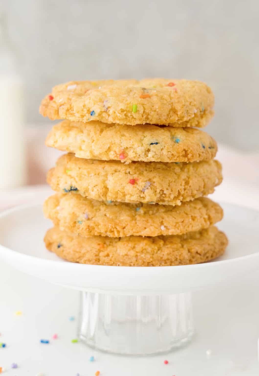 Funfetti Cake Mix Cookies - Vintage Kitchen Notes