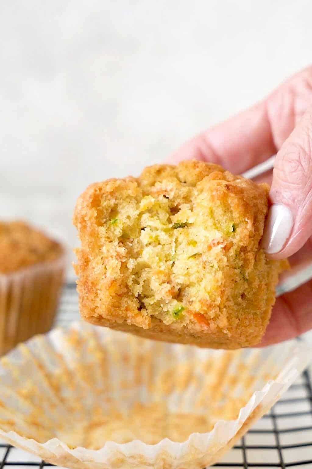 Zucchini Carrot Muffins (incredibly good and easy!) - Vintage Kitchen Notes