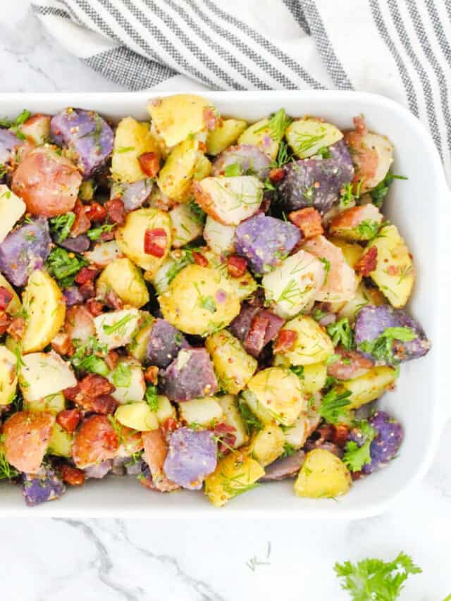 Peruvian Potato Salad (Papas a la Huancaina) - Vintage Kitchen Notes