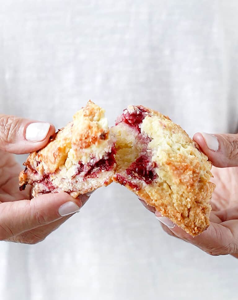 Raspberry Scones (with best tips!) - Vintage Kitchen Notes