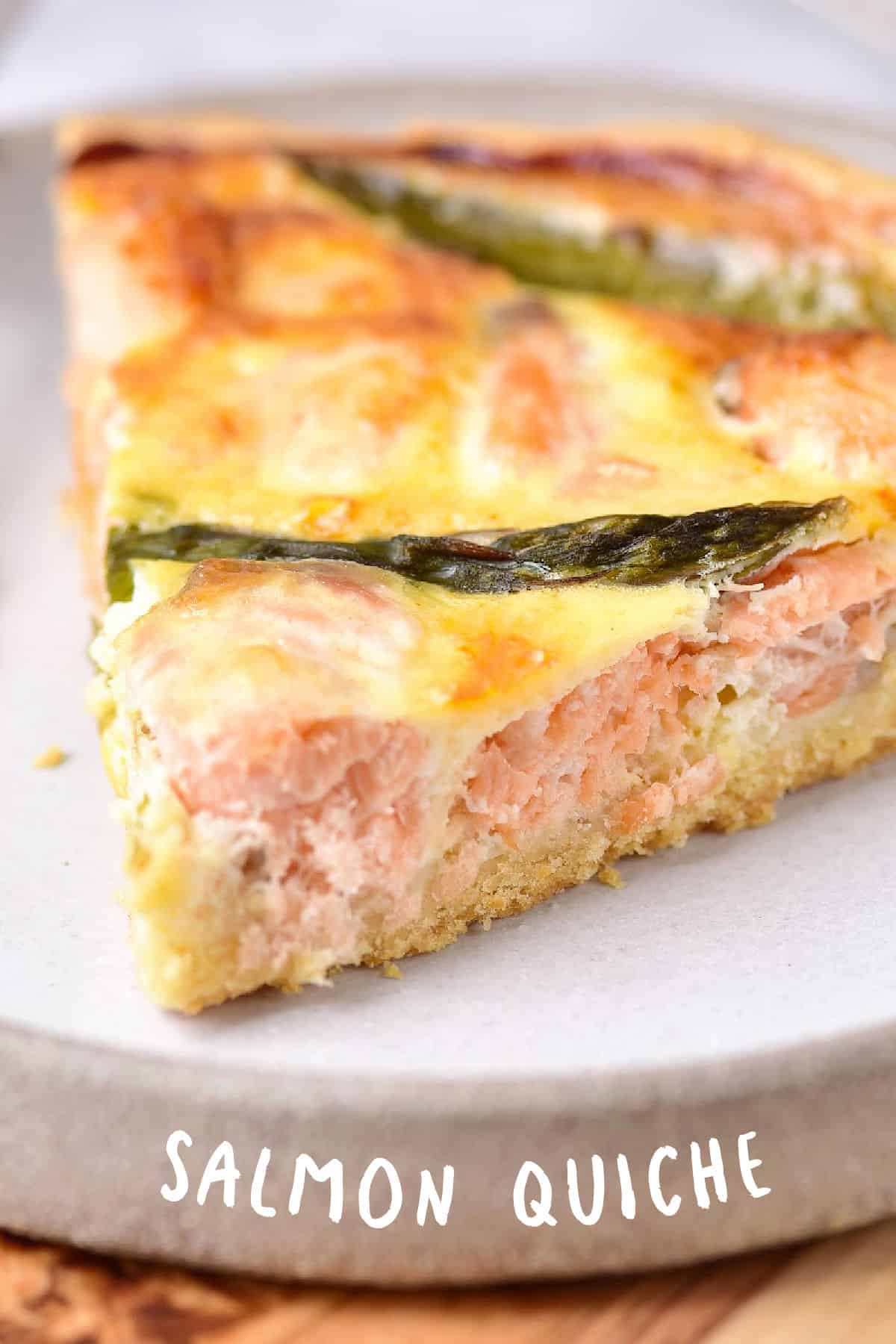 Salmon Quiche (fresh or smoked) - Vintage Kitchen Notes