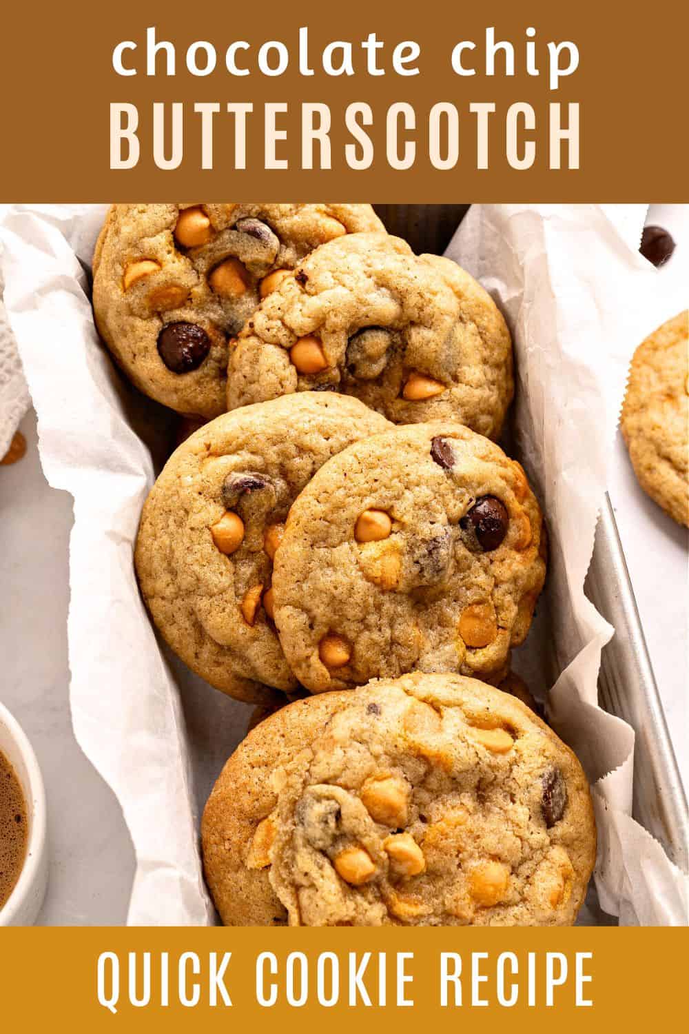 One-Bowl Butterscotch Chocolate Chip Cookies (chewy) - Vintage Kitchen ...