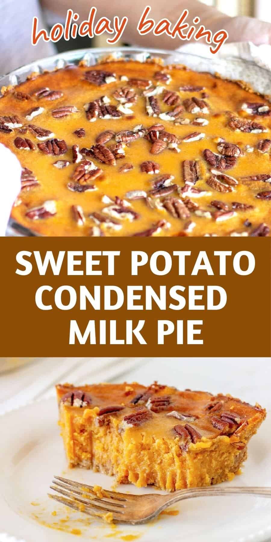 Easy Sweet Potato Pie (with condensed Milk) - Vintage Kitchen Notes
