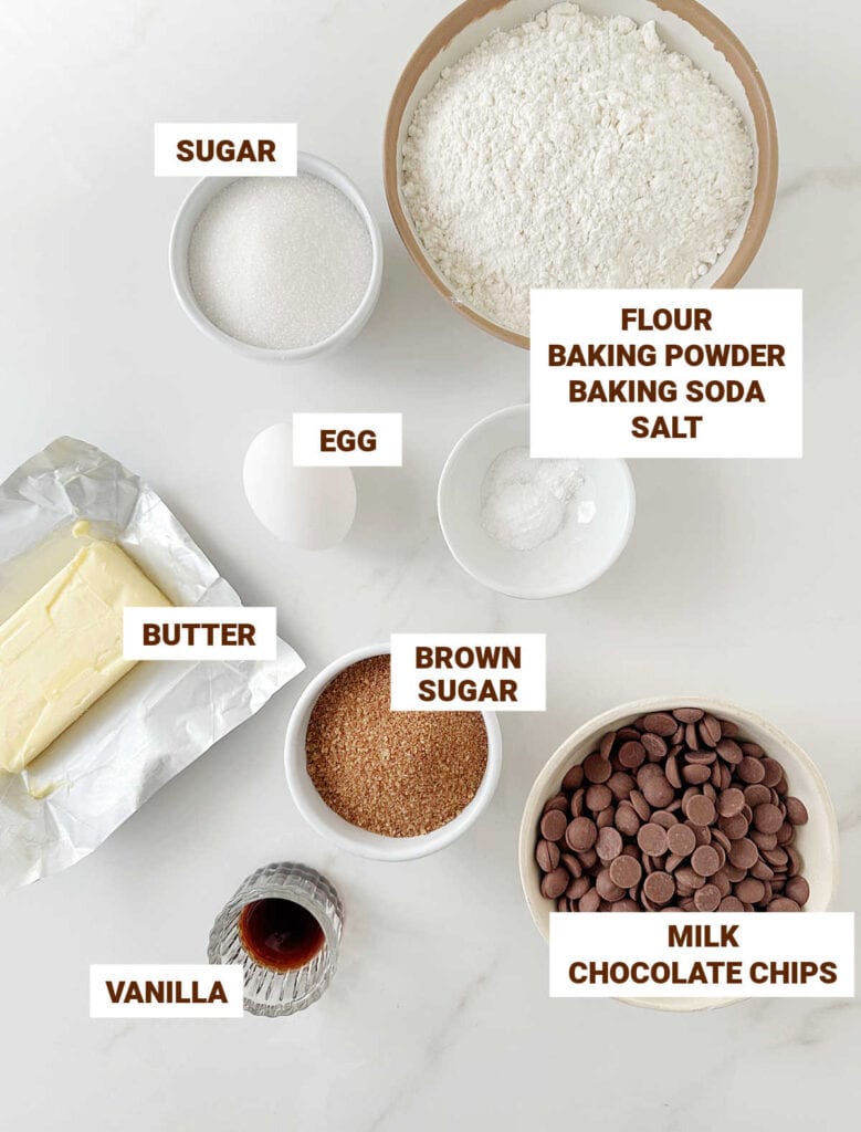 Milk Chocolate Chip Cookies (soft & chewy) - Vintage Kitchen Notes