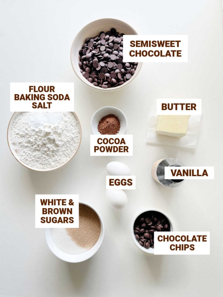 Double Chocolate Cookies (easy and chewy) - Vintage Kitchen Notes