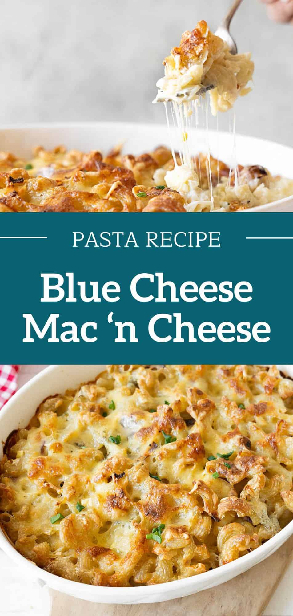 Blue Cheese Mac and Cheese (quick and easy) - Vintage Kitchen Notes