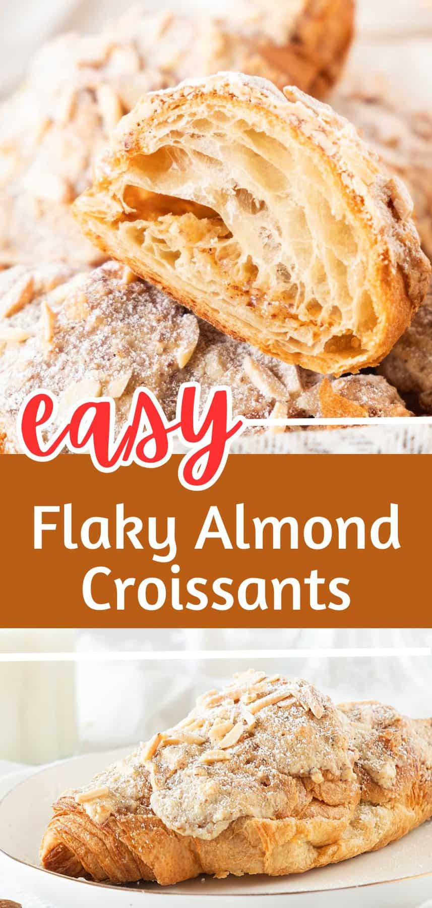 Almond Croissant (flaky French pastry) - Vintage Kitchen Notes