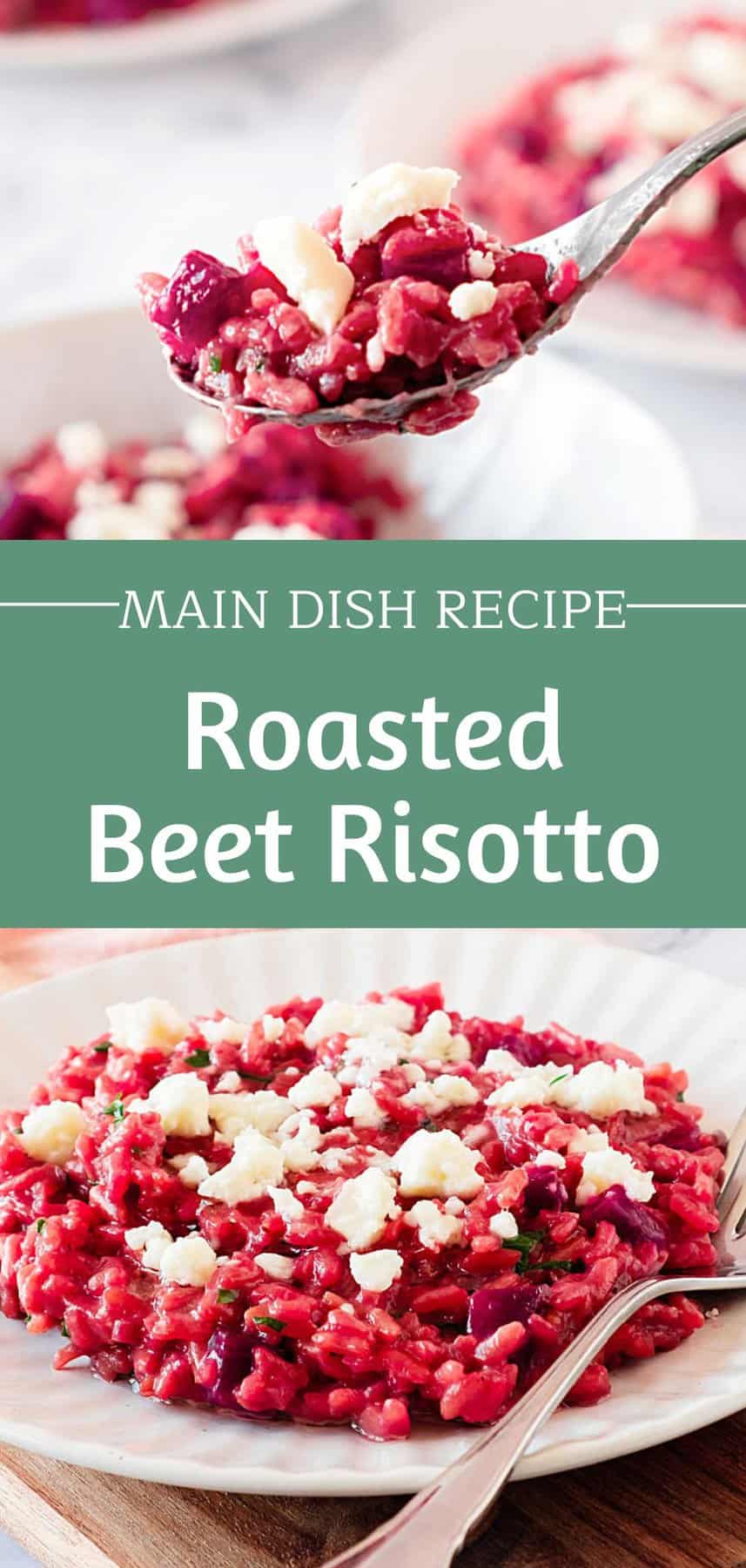 Roasted Beet Risotto (creamy and tangy) - Vintage Kitchen Notes