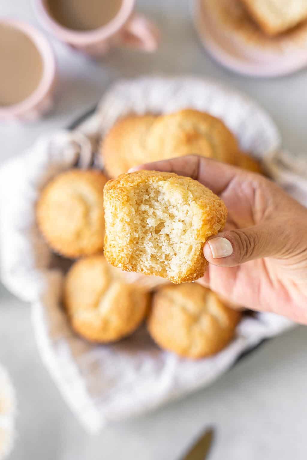Coconut Muffins (easy, bakery-style) - Vintage Kitchen Notes