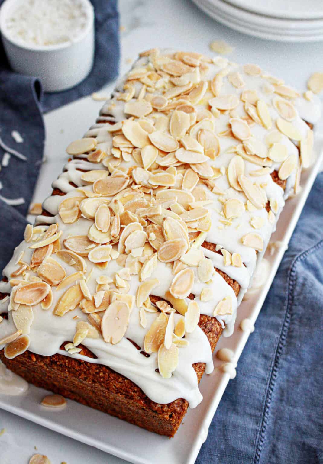 Glazed Pineapple Coconut Bread (sweet and moist) - Vintage Kitchen Notes