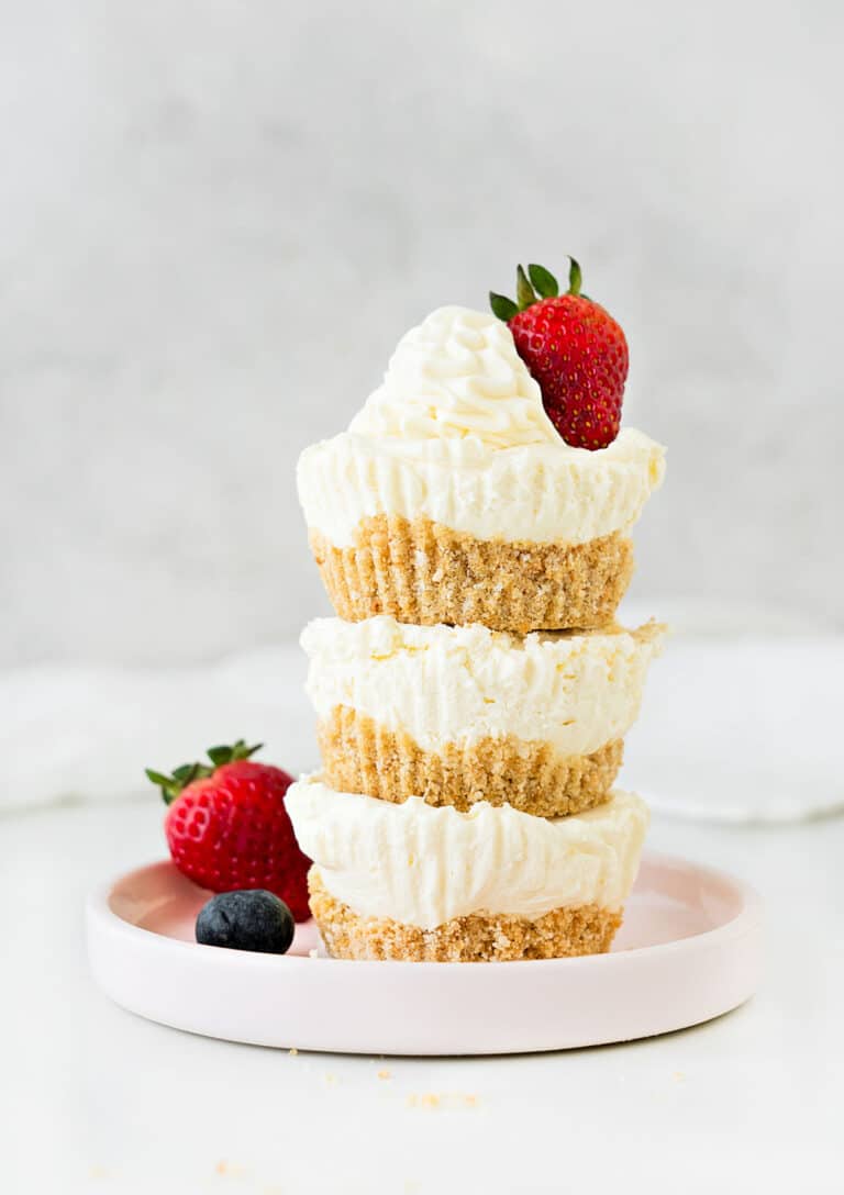 No Bake Cheesecake Bites (individual desserts) - Vintage Kitchen Notes