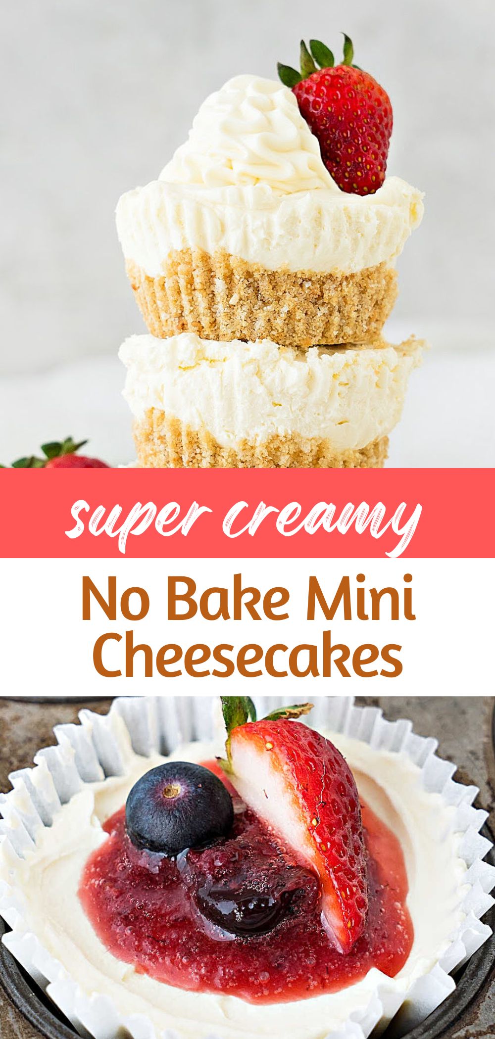 No Bake Cheesecake Bites (individual desserts) - Vintage Kitchen Notes
